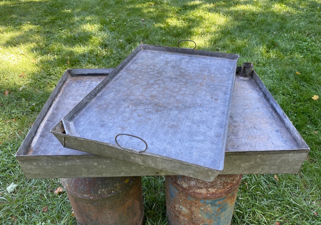 Farmhouse Metal Tray Galvanized Corn Dryer Vintage Corn Dryer ...