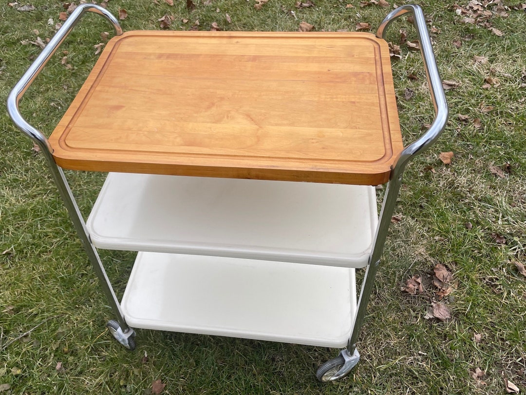 Vintage Cosco Kitchen Utility Cart - Etsy