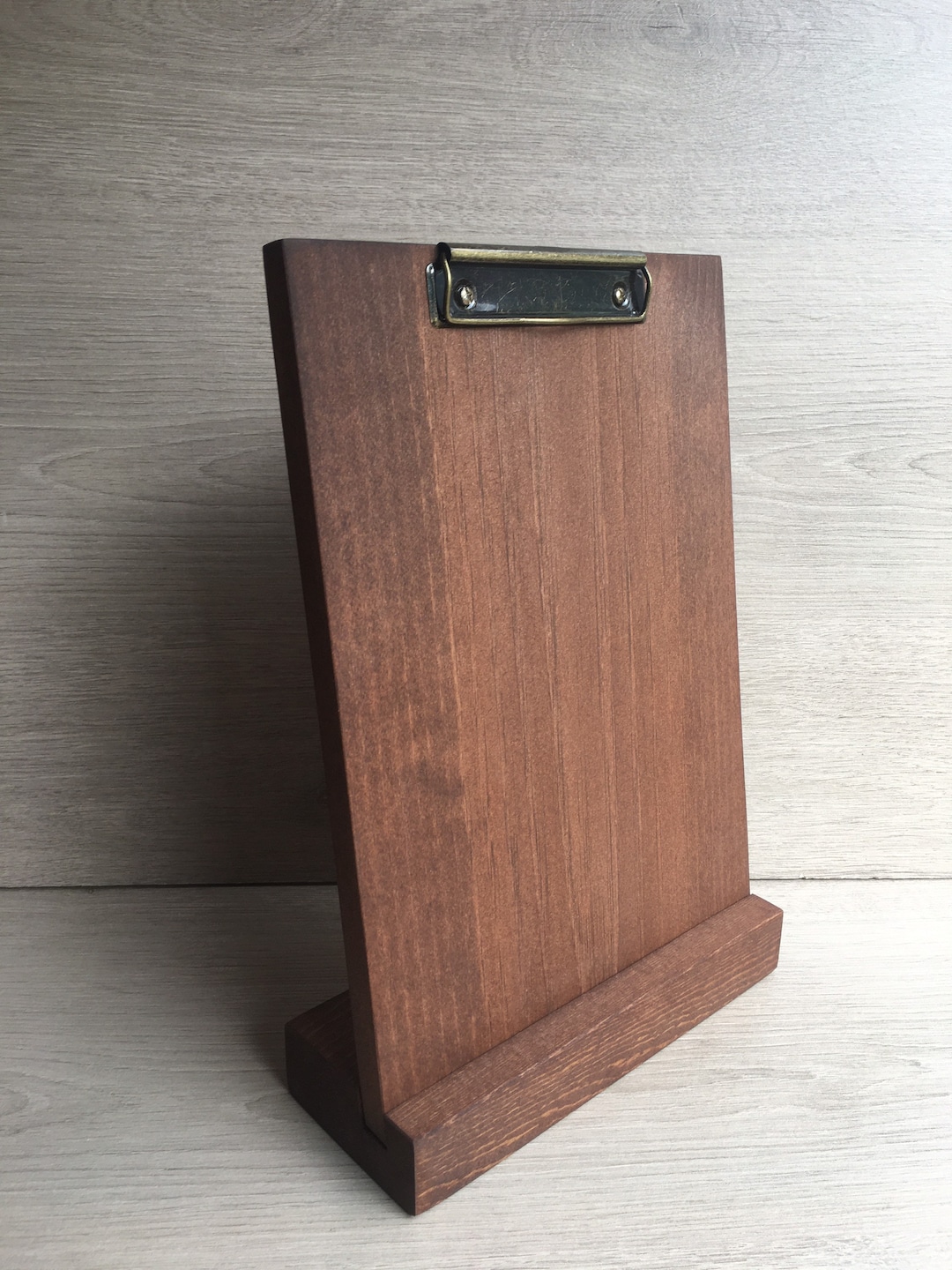 Standing Clipboard • Solid Wood Clipboard • Gallery Display • Clipboard ...