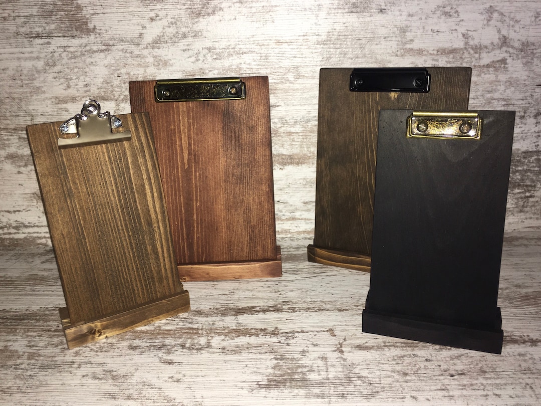 Standing Clipboard • Solid Wood Clipboard • Gallery Display • Clipboard ...