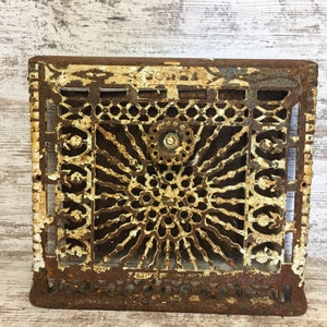 Vintage Cast Iron Register Cover * Vintage Grate * Vintage Heater Grate ...