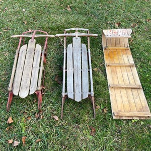 Vintage Sled - Etsy