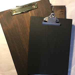 Set of 30 4 X 8 or 5 X 9 Wooden Clipboards Restaurant Check Presenter ...