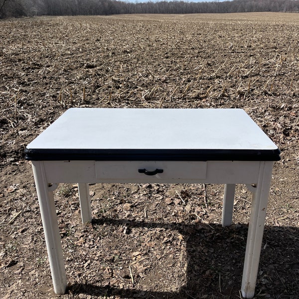 Enamel Table - Etsy