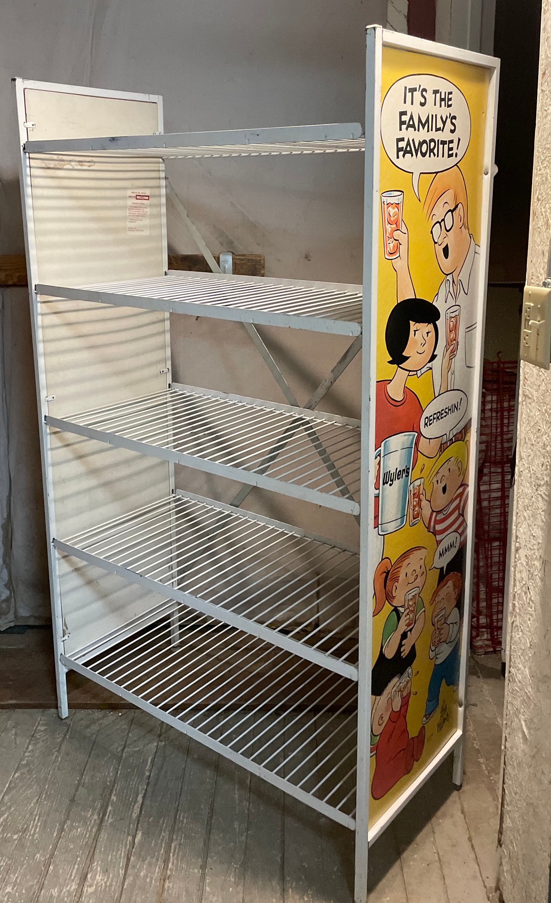 Vintage Store Shelves Vintage Store Display Folding Shelves Vintage ...