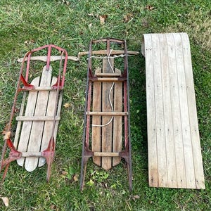 Vintage Sled - Etsy