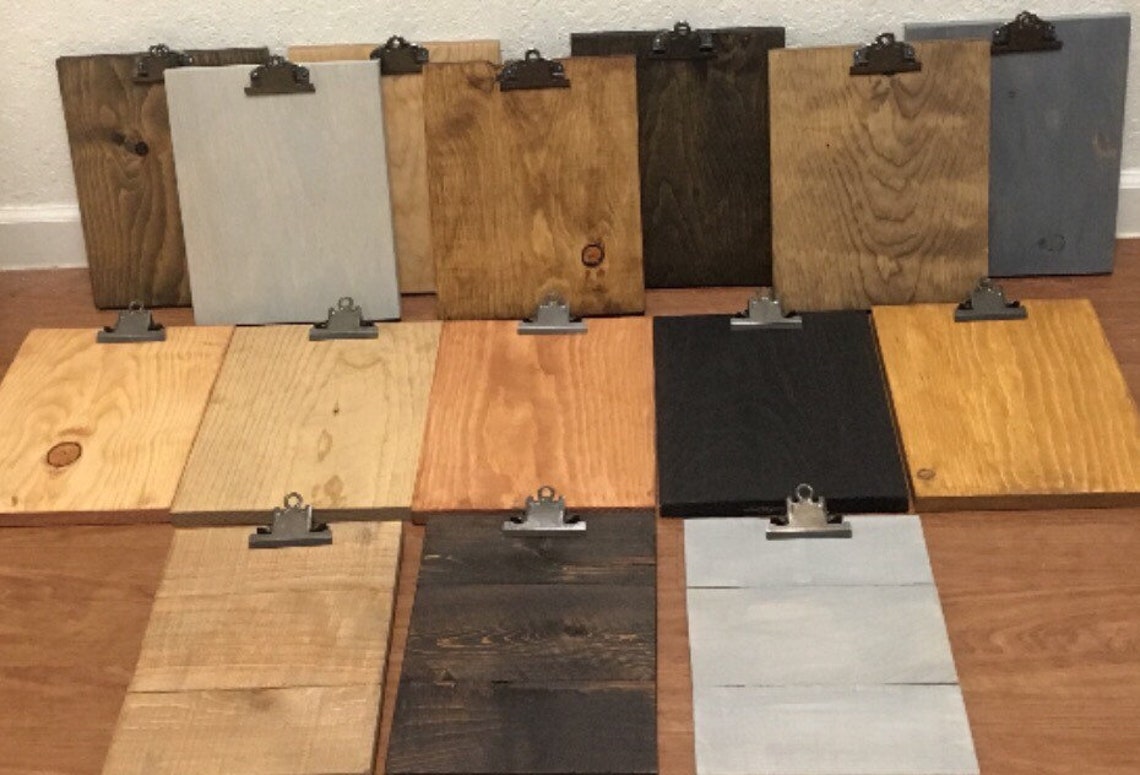 Clipboard Gallery Display Wood Clipboard Menu Clipboard - Etsy