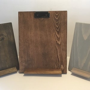 Clipboard • Gallery Display • Wood Clipboard • Menu Clipboard ...