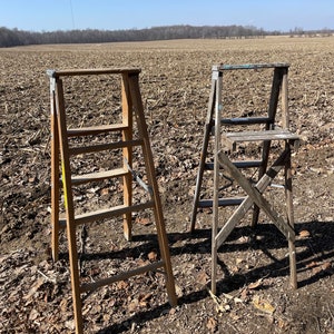 Vintage Step Ladder 4 Steps - Etsy