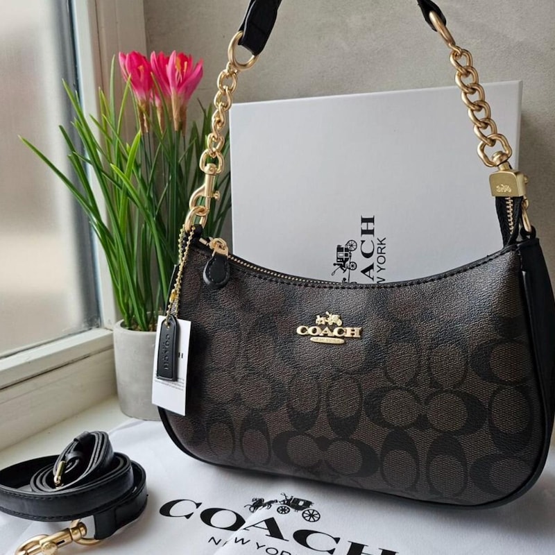 Coach Signature Black Bag - Etsy