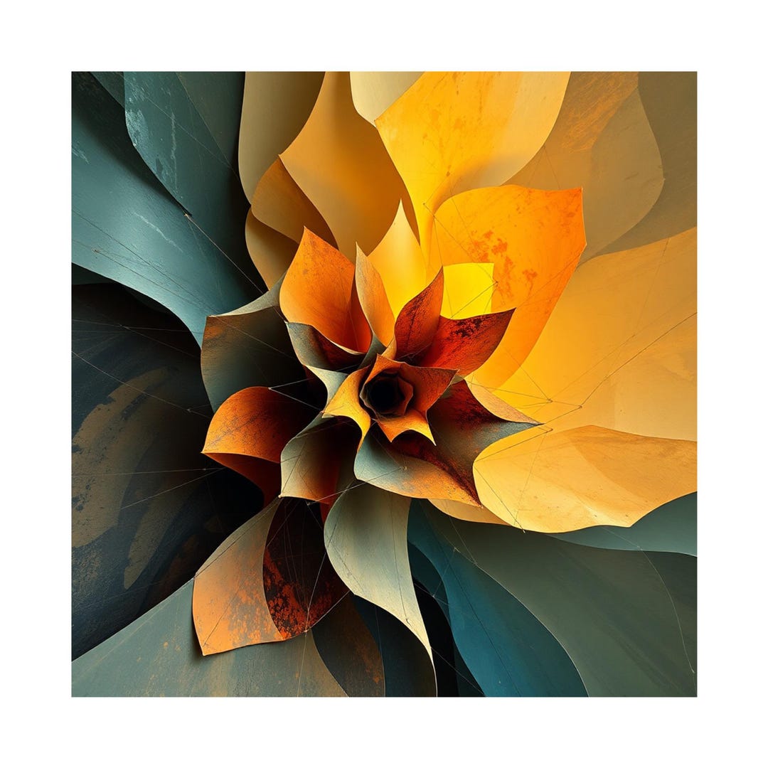 Steel Lotus Art Print - Etsy