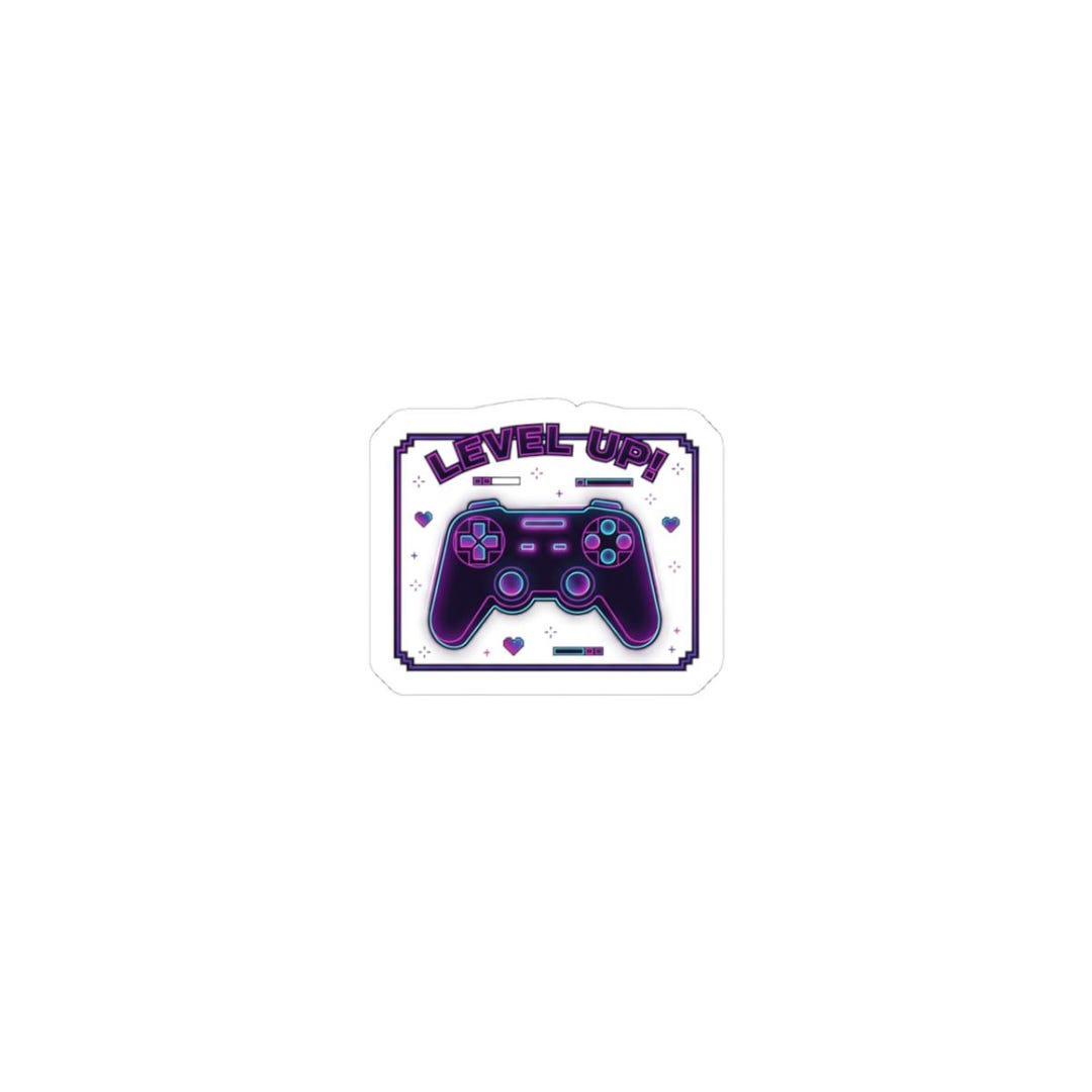 Level up Controller Sticker | Gaming Pixel Art, Streamer HUD Decal - Etsy