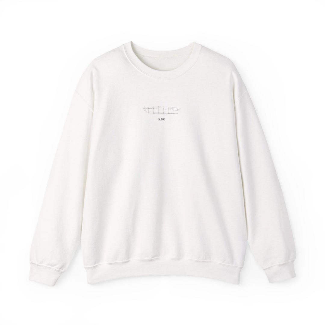 K203 Boat Graphic Crewneck Sweatshirt | Vintage Ship Illustration - Etsy