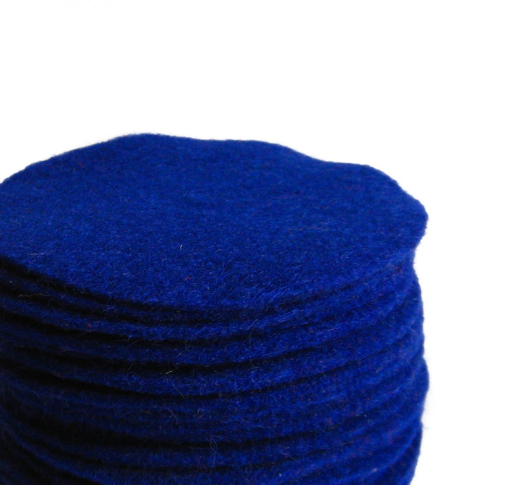 30 Pcs, 3" Amethyst Blue Felt Circles - Etsy