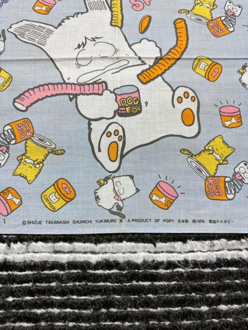 Vintage Spank Beyo-n Handkerchiefs /cartoon Handkerchiefs /movie ...