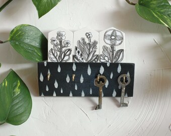 Modern Key Rack | Etsy