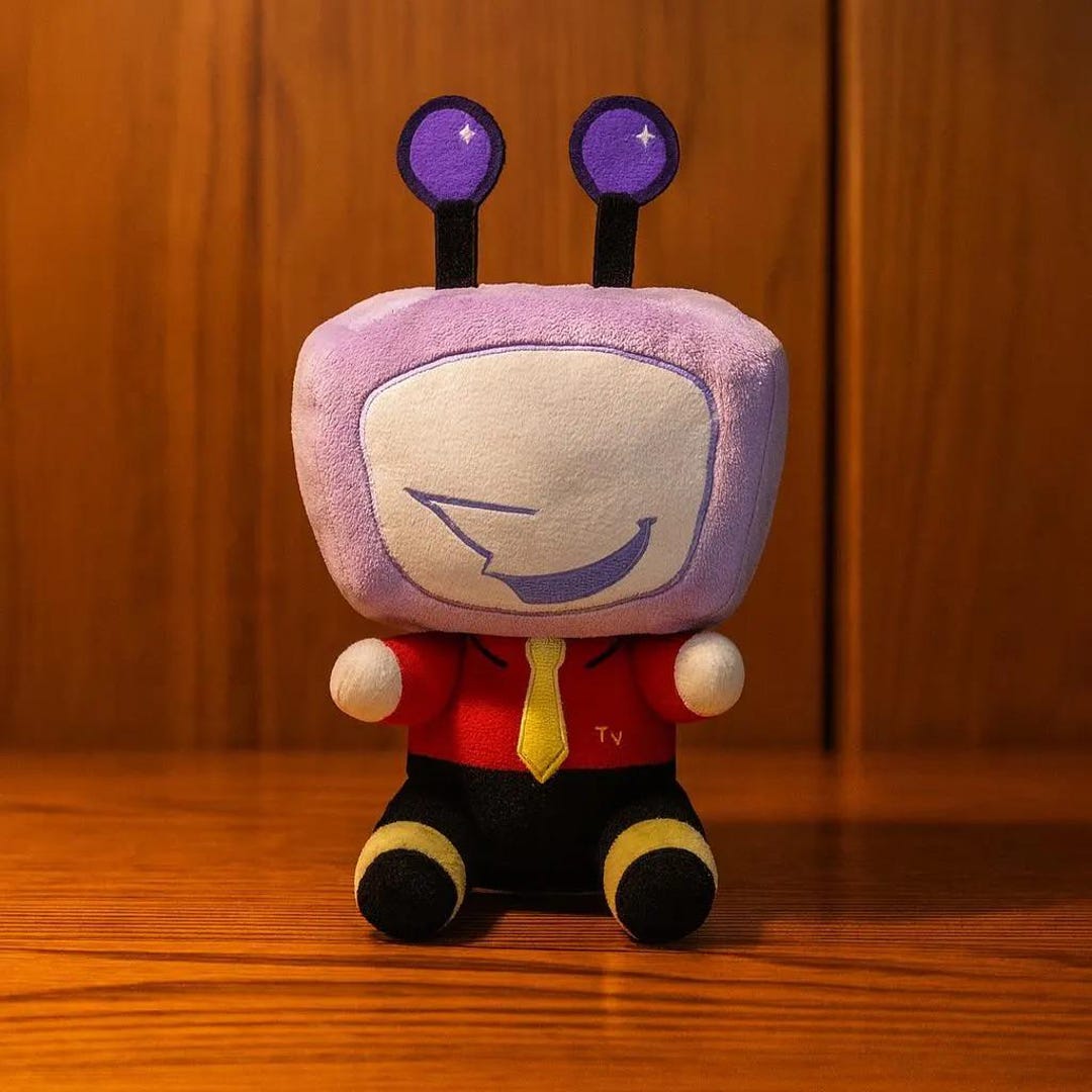 Deltarune Inspired Plush Set, Tenna Lanino & Elnina Chibi Soft Toy ...