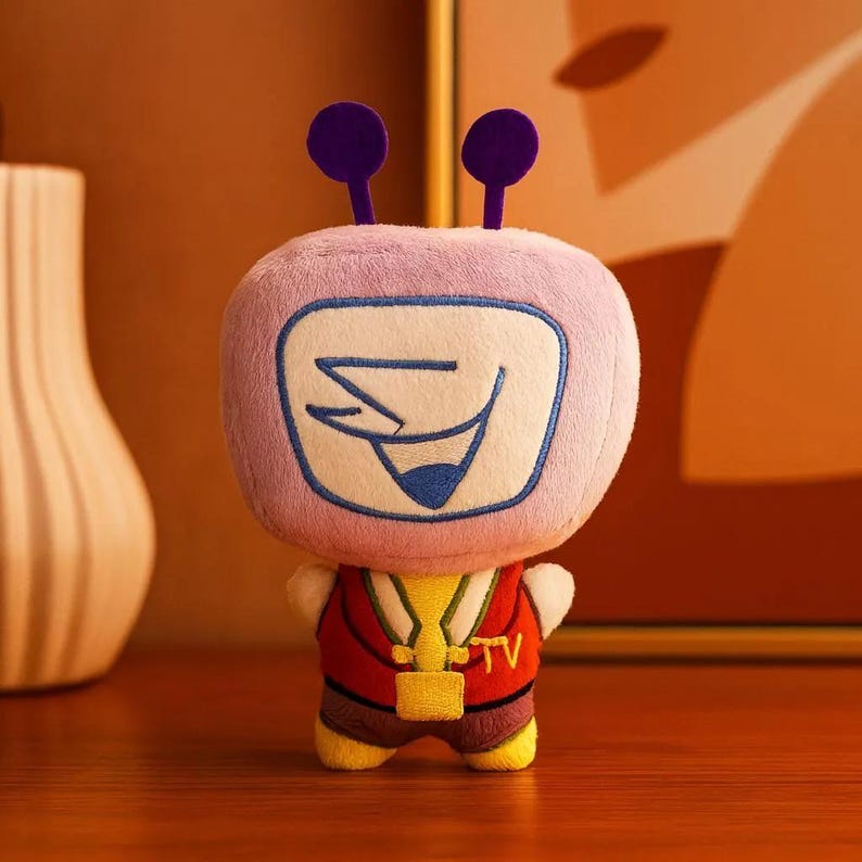 Deltarune Inspired Plush Set, Tenna Lanino & Elnina Chibi Soft Toy ...