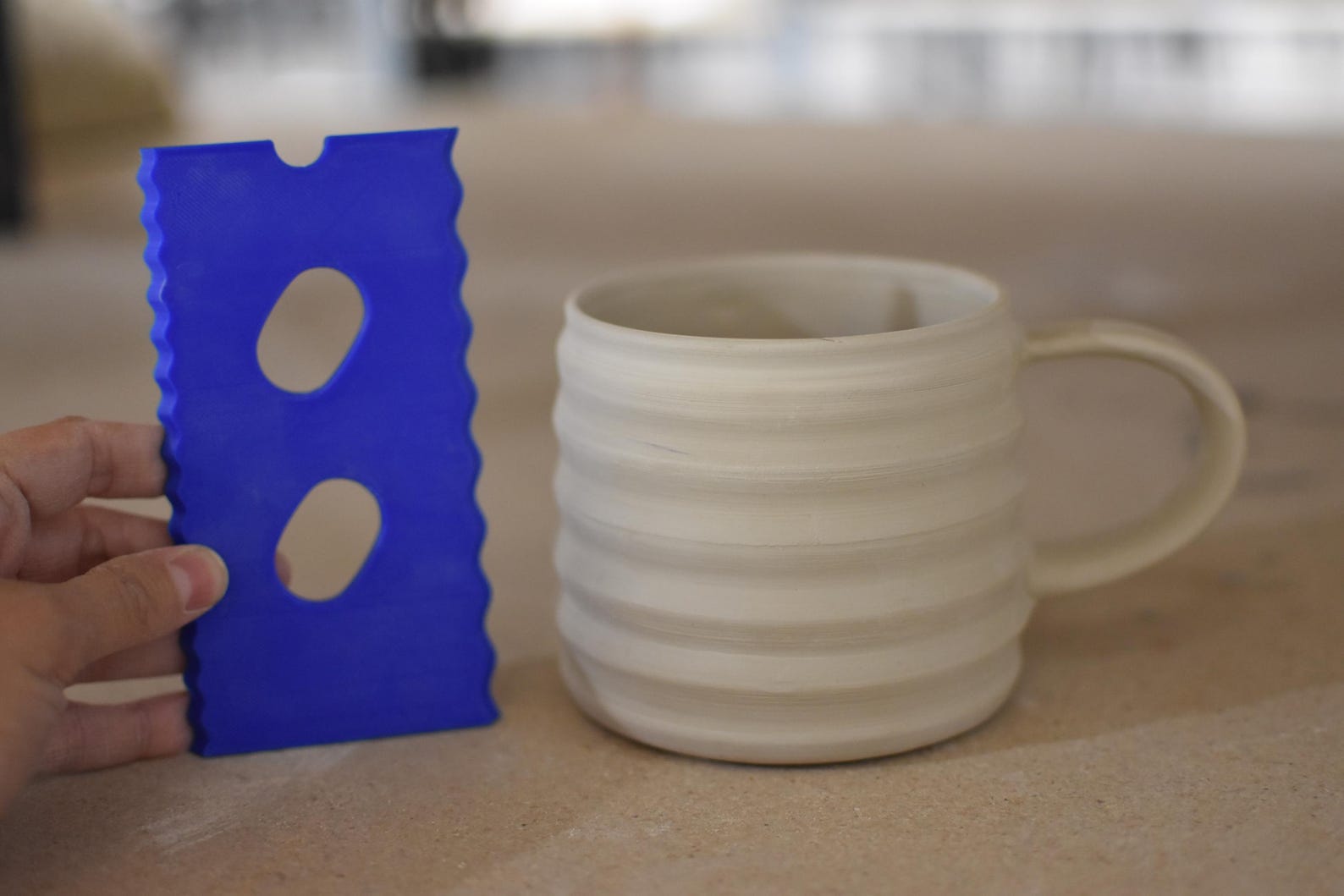 Dual Wiggle Rib - Wavy Rib Tool for Pottery / Ceramics Shaping / 3d ...