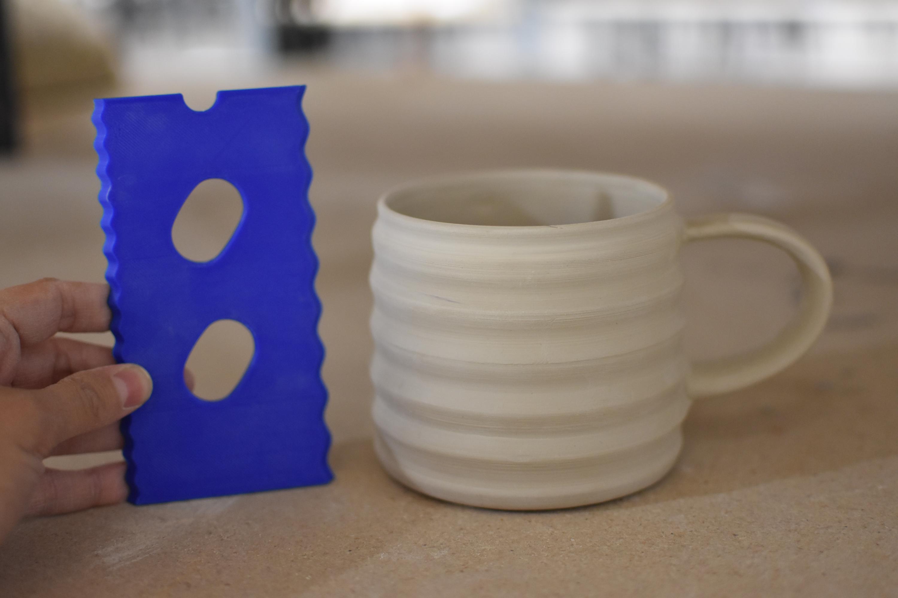 Dual Wiggle Rib - Wavy Rib Tool for Pottery / Ceramics Shaping / 3d ...