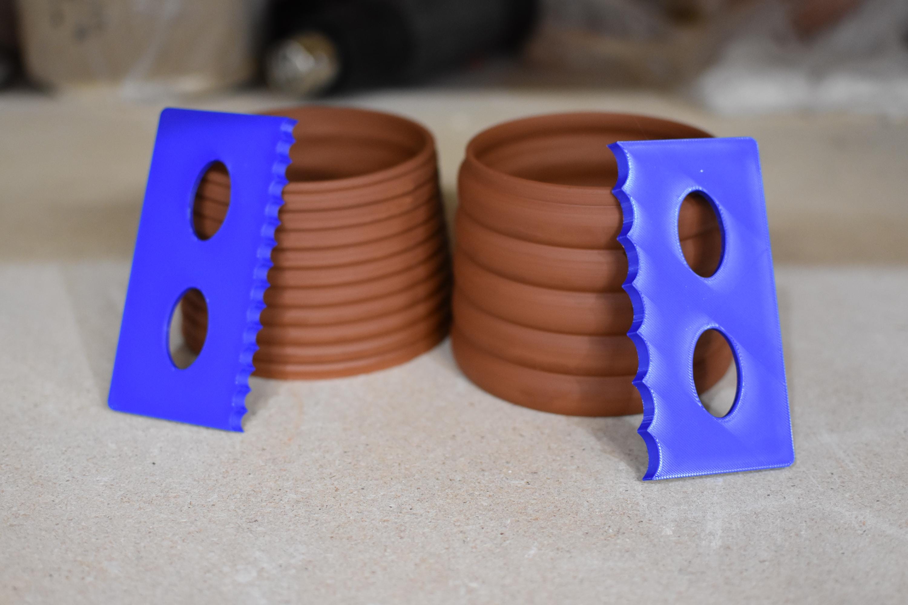 Scallop / Lumpy Rib - Bumpy Rib Tools for Pottery / Ceramics Shaping ...