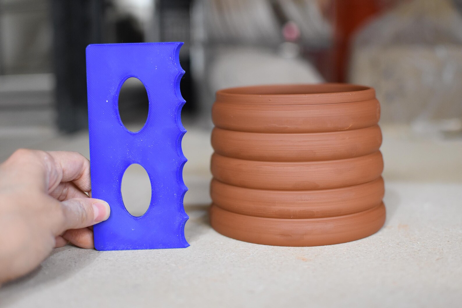 Scallop / Lumpy Rib - Bumpy Rib Tools for Pottery / Ceramics Shaping ...
