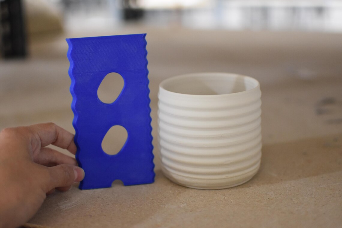 Dual Wiggle Rib - Wavy Rib Tool for Pottery / Ceramics Shaping / 3d ...