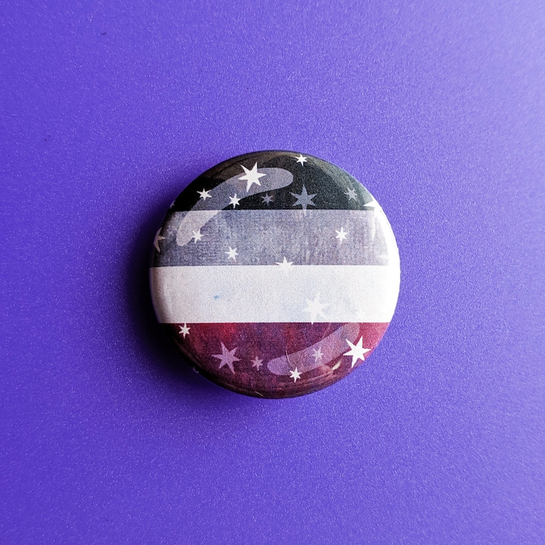 Starry Ace Pride Flag Button Pin - Etsy