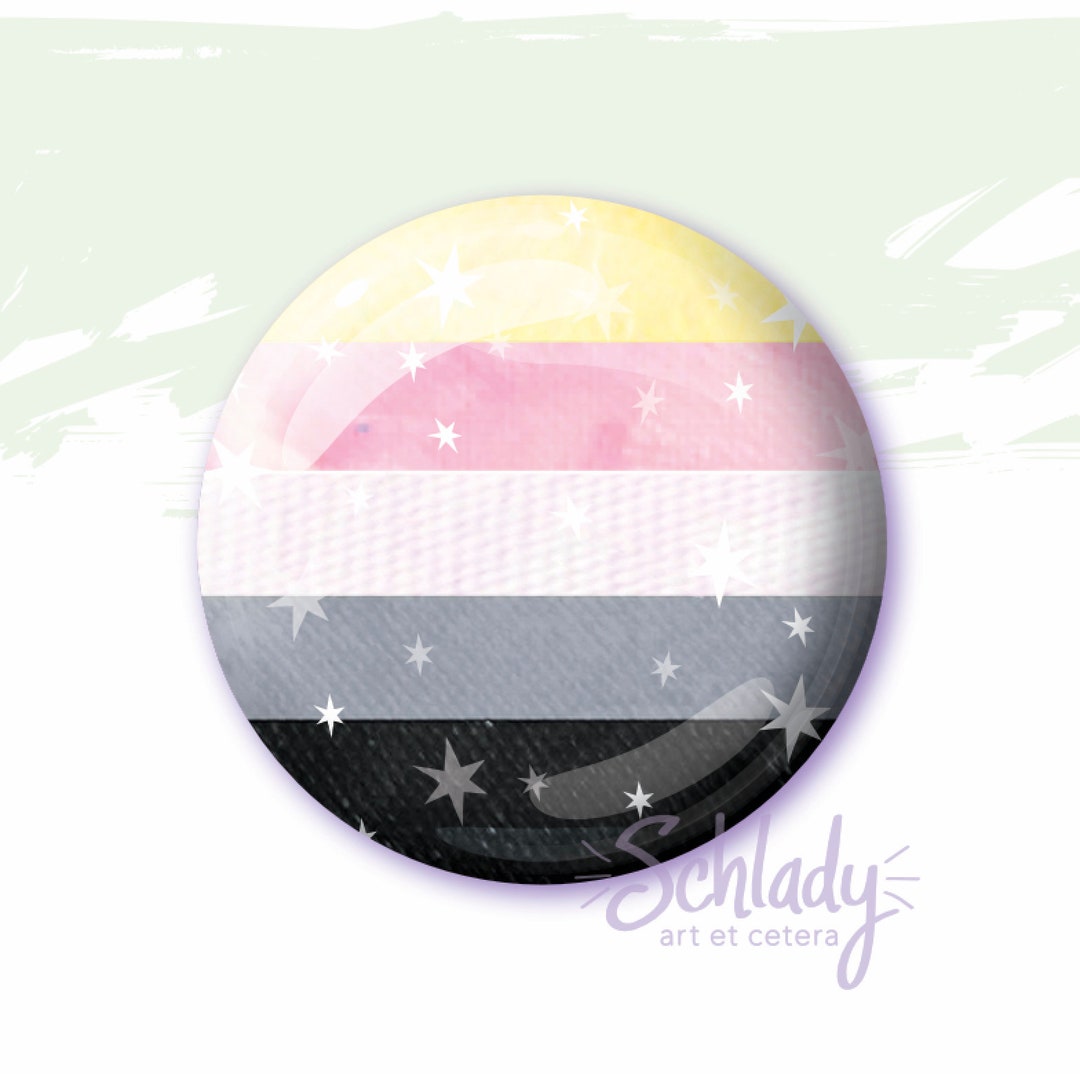 Starry Queerplatonic Pride Flag - Button Pin - Etsy