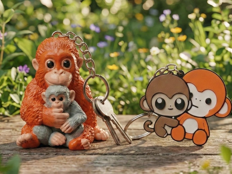 18PC Punch Monkey Keychain Bundle – 9x 3D 10CM, 9x 2D – Japan Zoo ...