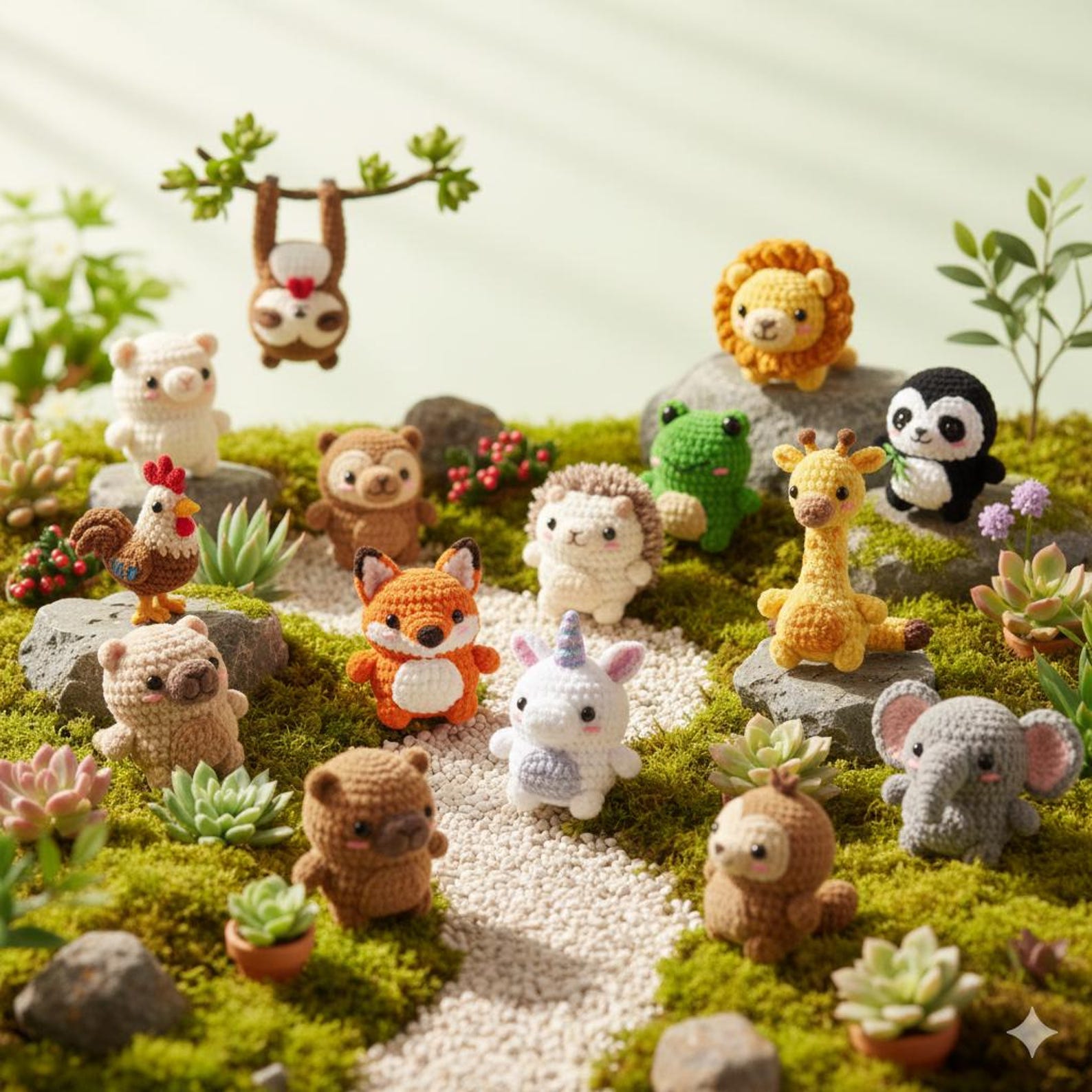 Amigurumi Animal Crochet Pattern PDF | Tiny Beasties Collection - Etsy