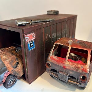 1/24 Scale Junkyard Diorama Scene, Dodge Truck, Firebird Musclecar ...