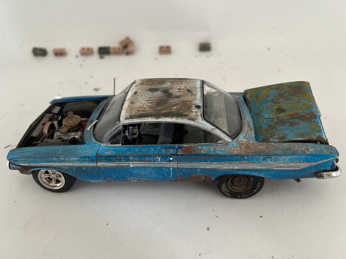 Model Car,plastic Model, Chevy, Ratrod, Barn Find, Junkyard ...