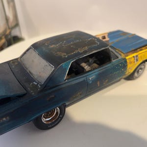 Chevy Chevelle 1/24 Scale Distressed Handmade Car Kit Junkermodel ...