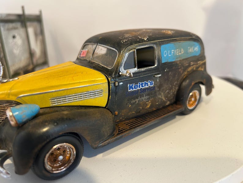 Chevy Scale Model, Side Panel Truck , One of a Kind, 1/24 Scalemodel ...