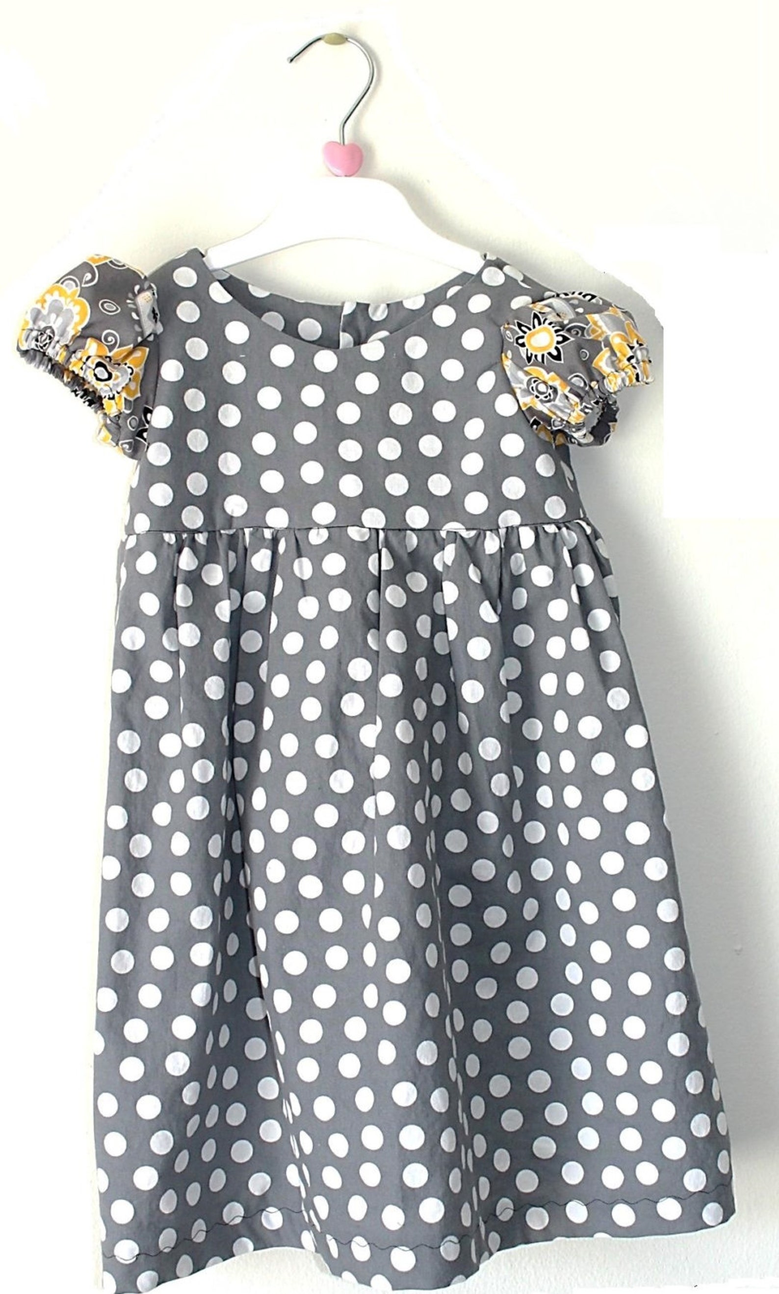 Little Miss Dress-- Simple Printable Size 2t Dress Pattern - Etsy