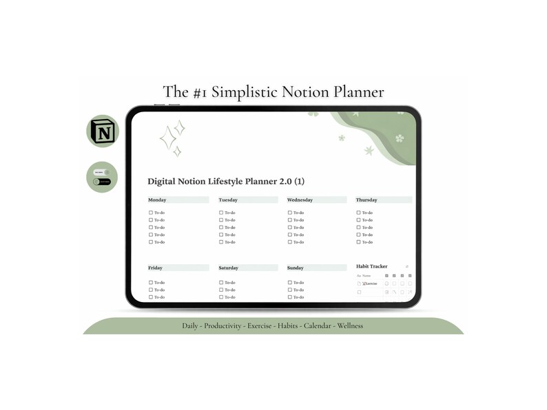 Notion Template, Ultimate Modern Simplistic Notion Template, Notion ...