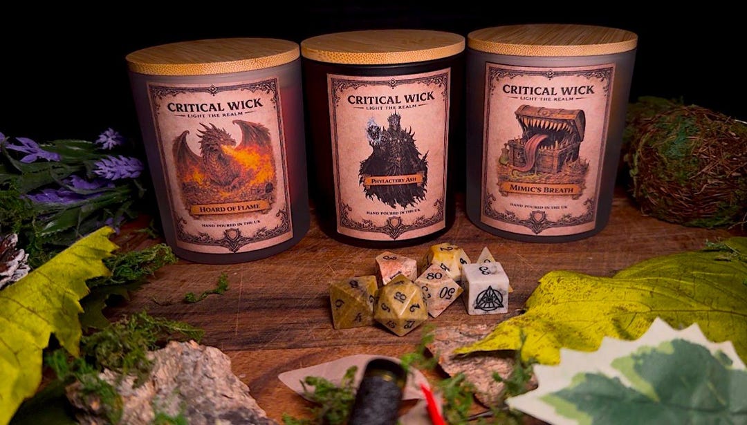Villains Flame Collection | Dark Fantasy Candle Set | D&D Villain ...