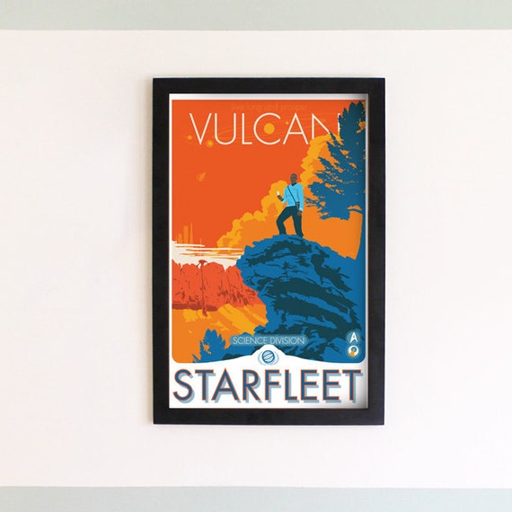 Starfleet Science Print 11x17 | Etsy