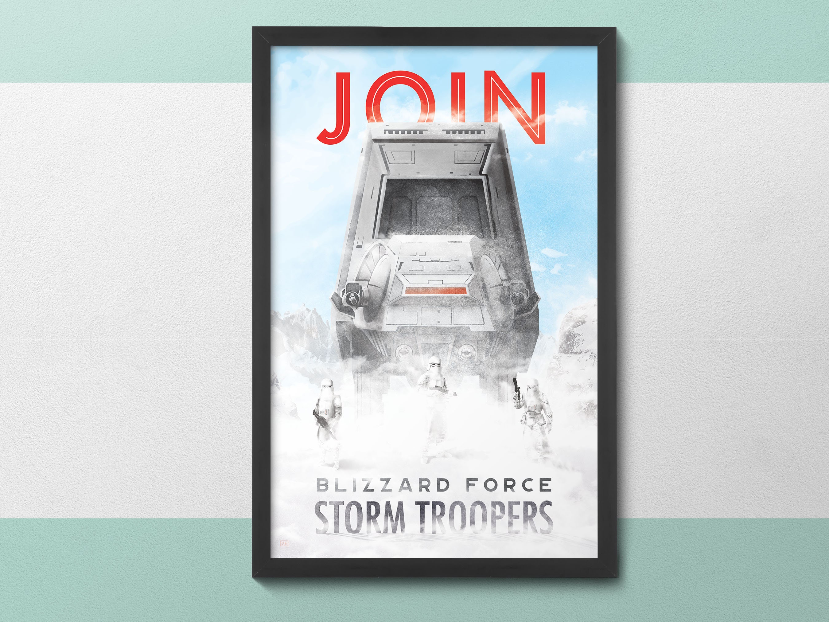 Star Wars Imperial Blizzard Force Poster 11x17 - Etsy