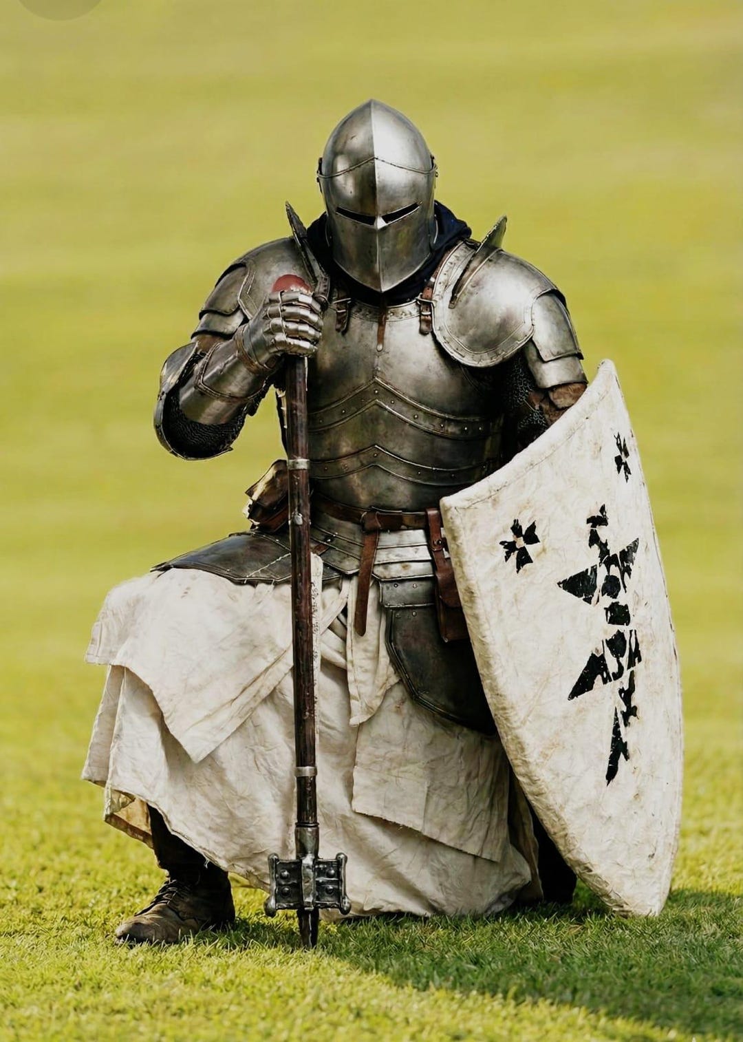 Medieval European Crusader Armor Set, Full Wearable Steel Knight Armor ...