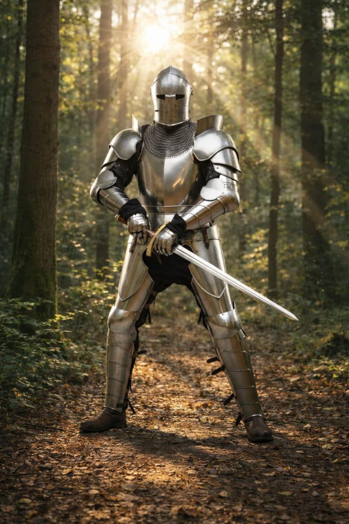 Medieval Knight Templar Armor Suit – 14th Century Crusader Full Body ...
