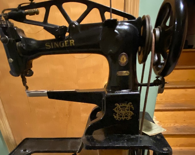 Industrial Singer 29ksv19 Cylinder Arm Cylinder Bed Treadle Sewing ...