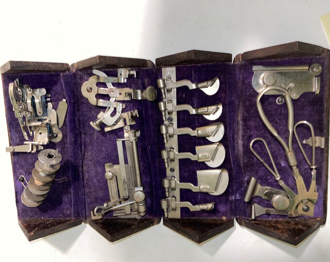 Rare Singer Puzzle Box for 15 Class Sewing Machine's 9 or 11 Complete ...
