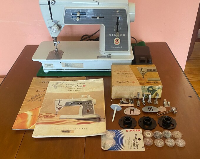 Singer Touch & Sew 600E All Metal W Accessories Serviced - Etsy