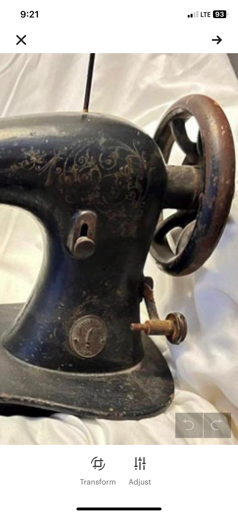 Industrial Singer 1880s Working Single Needle Straight Stitch Fiddle ...