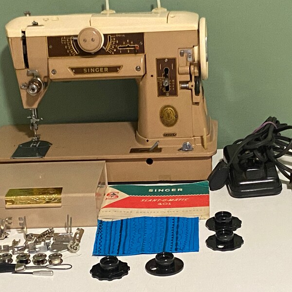Singer 401 Sewing Machine - Etsy