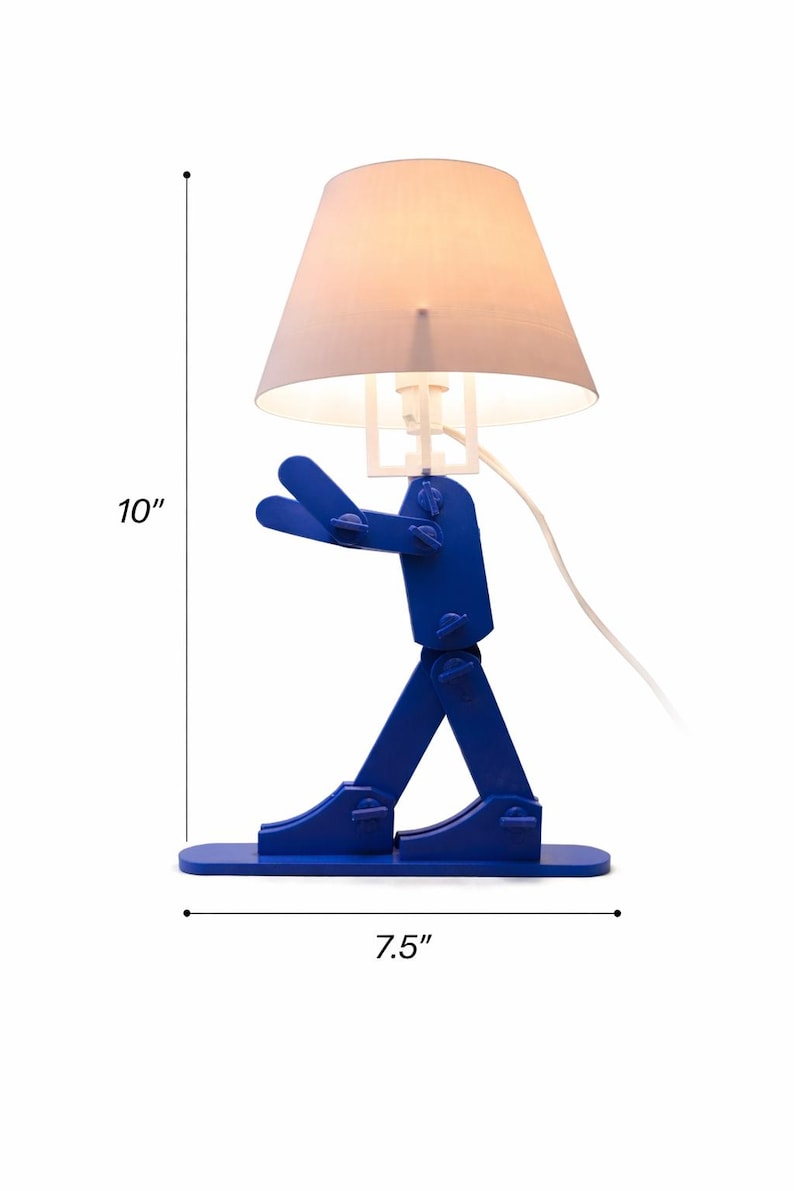 Lamp Man – A Poseable Light Sculpture - Etsy