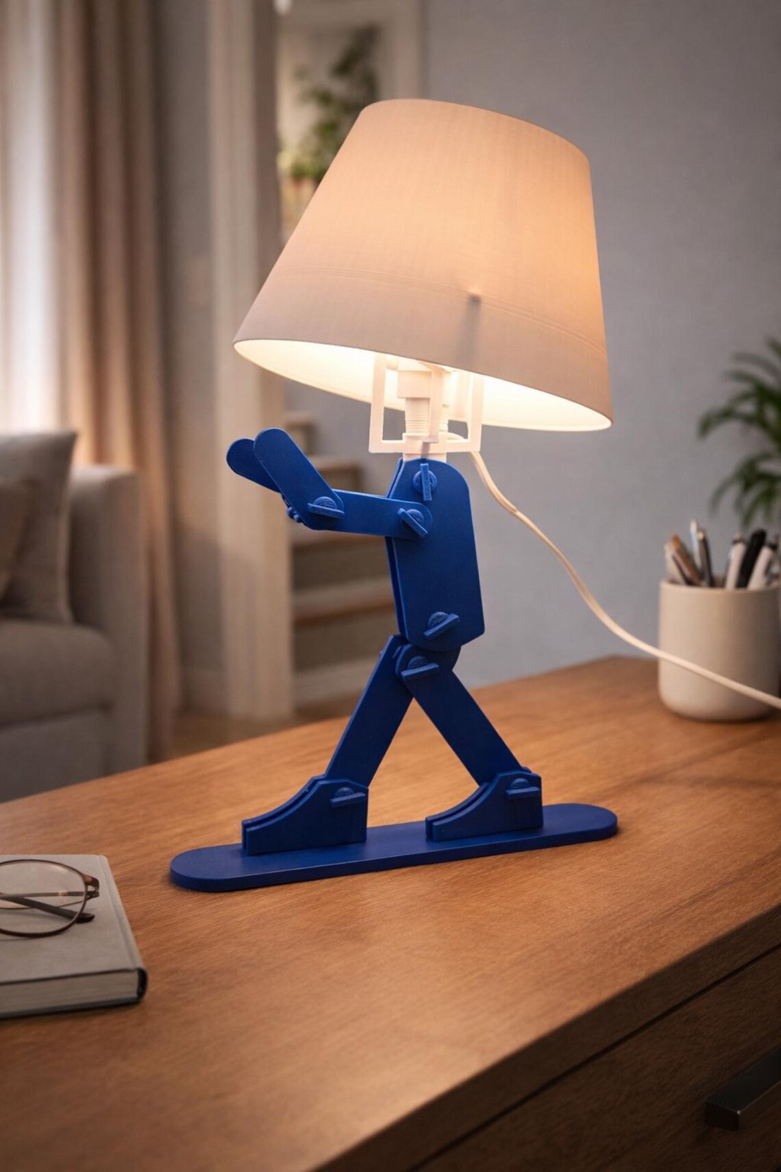 Lamp Man – A Poseable Light Sculpture - Etsy