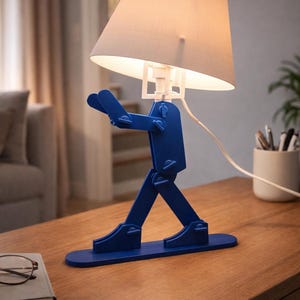 Lamp Man – A Poseable Light Sculpture - Etsy